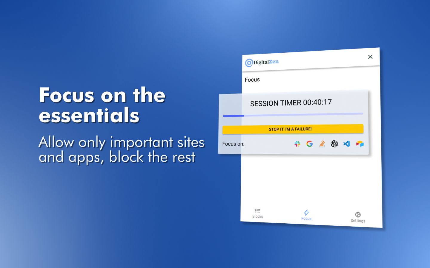DigitalZen - Website & App Blocker for Focus & Productivity