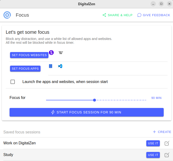 DigitalZen - Website & App Blocker for Focus & Productivity