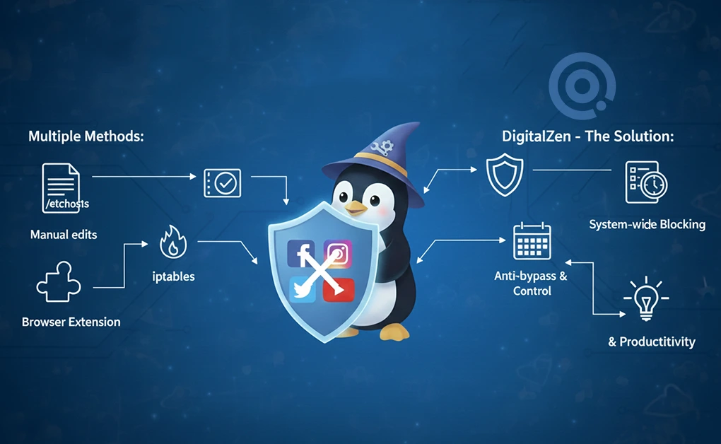 How to Control Social Media Usage on Linux Using Simple Tools
