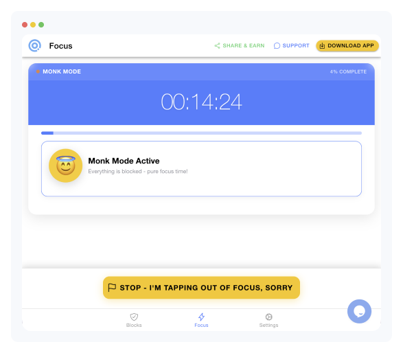 DigitalZen - Website & App Blocker for Focus & Productivity